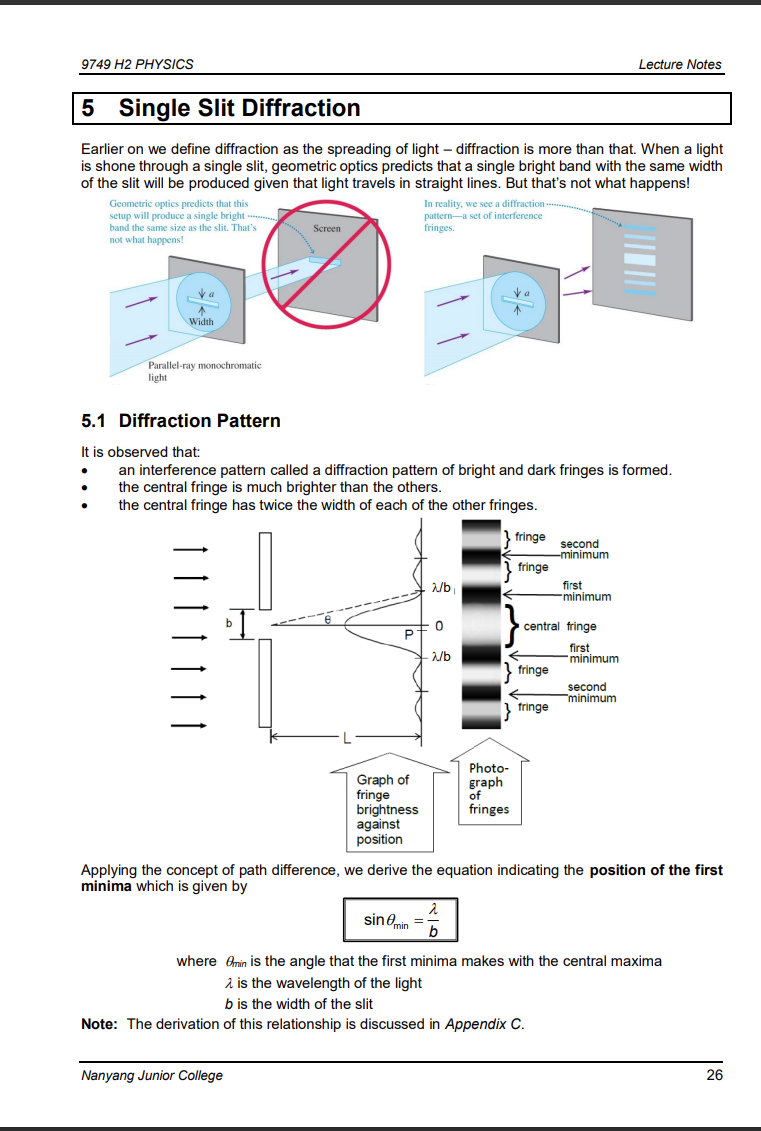 Buy H2 Physics Notes – Super Physics Tuition